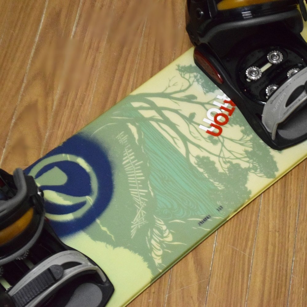 Yahoo!オークション - ビンディング付 K2 スノーボード LUNA 全長約138...