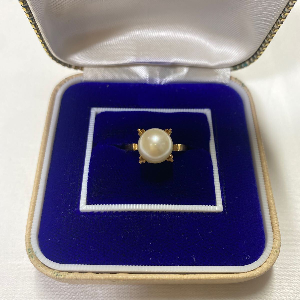 Yahoo!オークション - （O）K18 18金 指輪 リング アクセサリー パール...