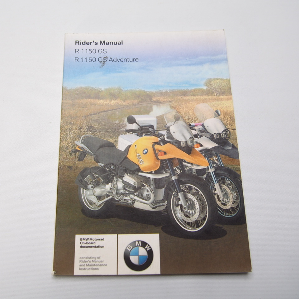 Yahoo!オークション - BMW R1150GS R1150GS Adventure Riders Manual ...