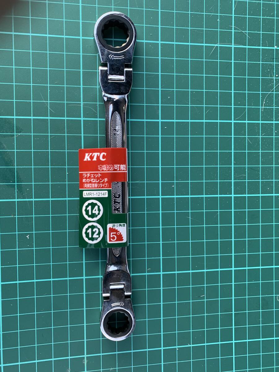 Yahoo!オークション - 売切 KTC 首振り ラチェットめがねレンチ LMR1-1...