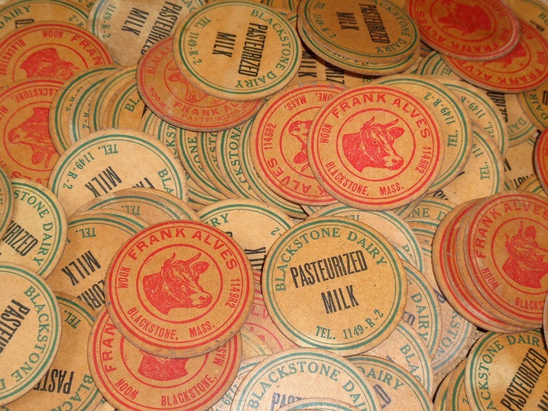 Yahoo!オークション - ヴィンテージ ミルクキャップ Blackstone 50枚