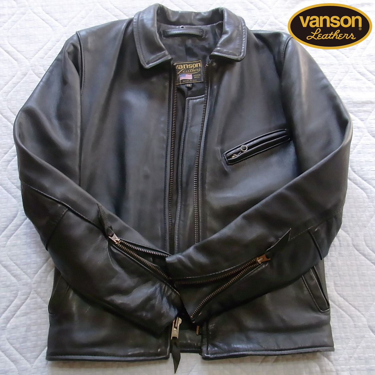 Yahoo!オークション - Vanson ENFIELD バンソン ENF シングルライダー...