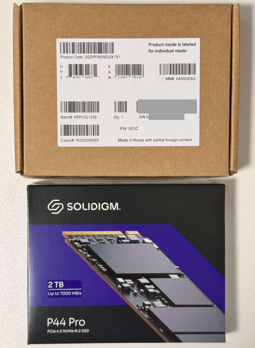 Yahoo!オークション - Solidigm P44 Pro 2TB SSD M.2 NVMe ソリダイム ...