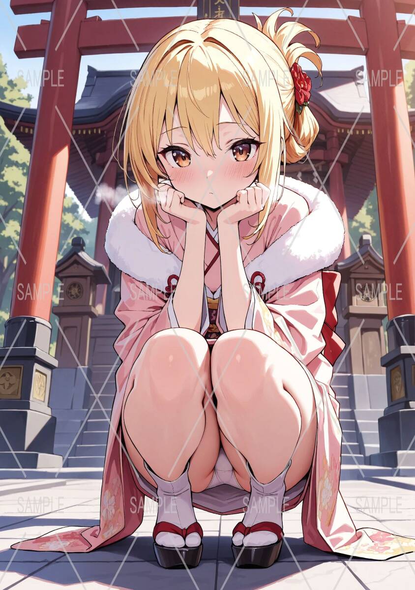 Yahoo!オークション - sORI02_2501111 オリジナルイラスト A4 コスプレ...