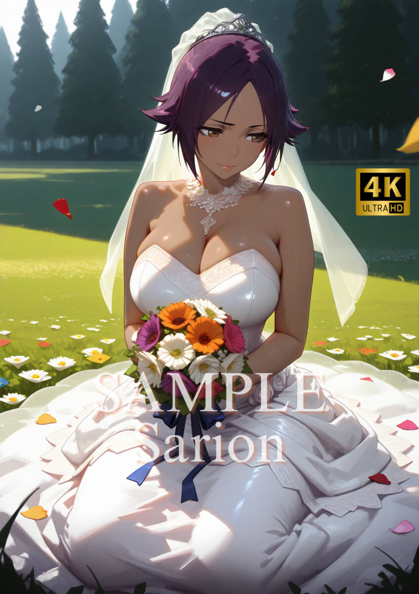 Yahoo!オークション - 888 四楓院夜一 BLEACH 【1点もの】 同人 A4 ポ...