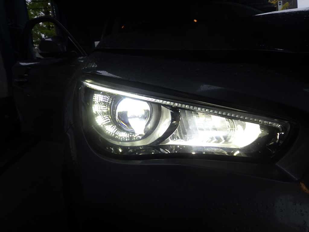 Yahoo!オークション - スカイライン[HV37 前期]ヘッドライト(LED右ライ...