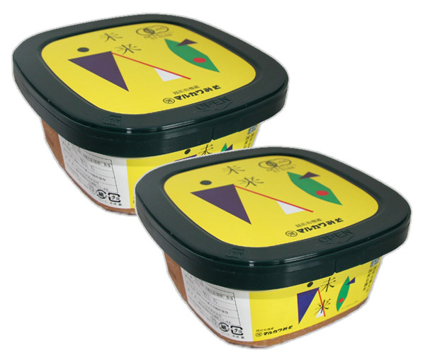 Yahoo!オークション - 自然栽培 有機みそ 未来 800g(400gX2個) 無添...