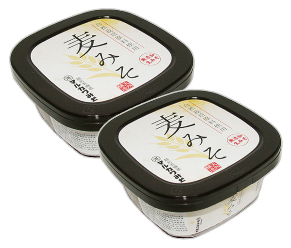 Yahoo!オークション - 自然栽培 麦みそ 800g(400gX2個) 無肥料・無農...