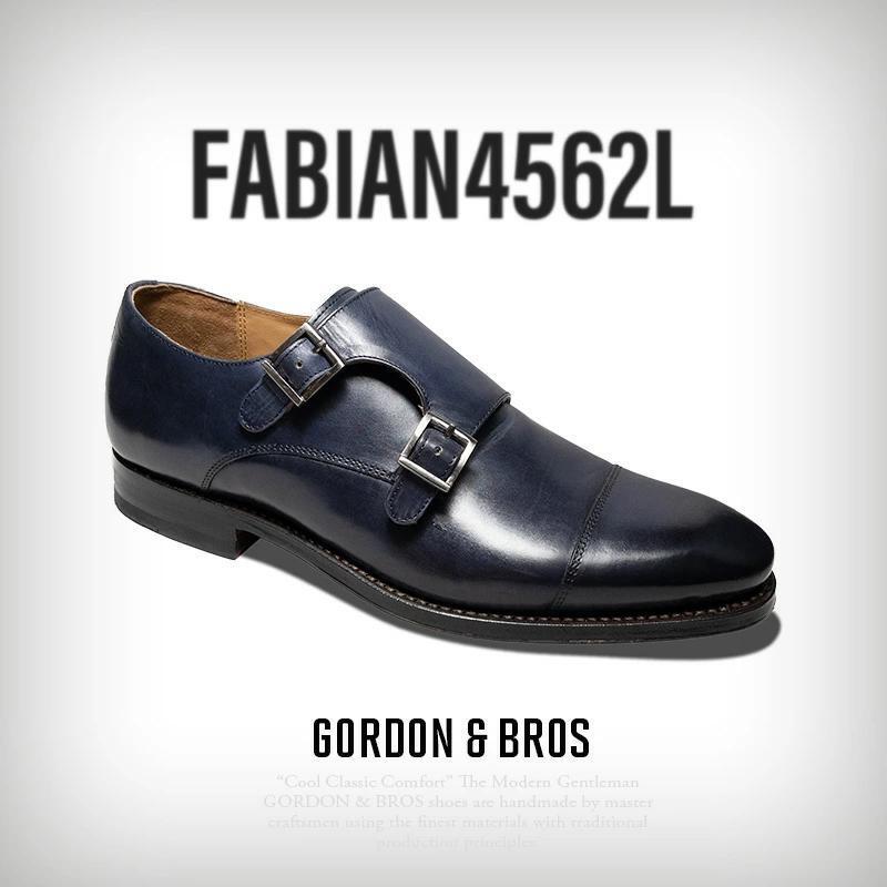 Yahoo!オークション - GORDON & BROS 40 25cm 本革 ダブルモンク スト...