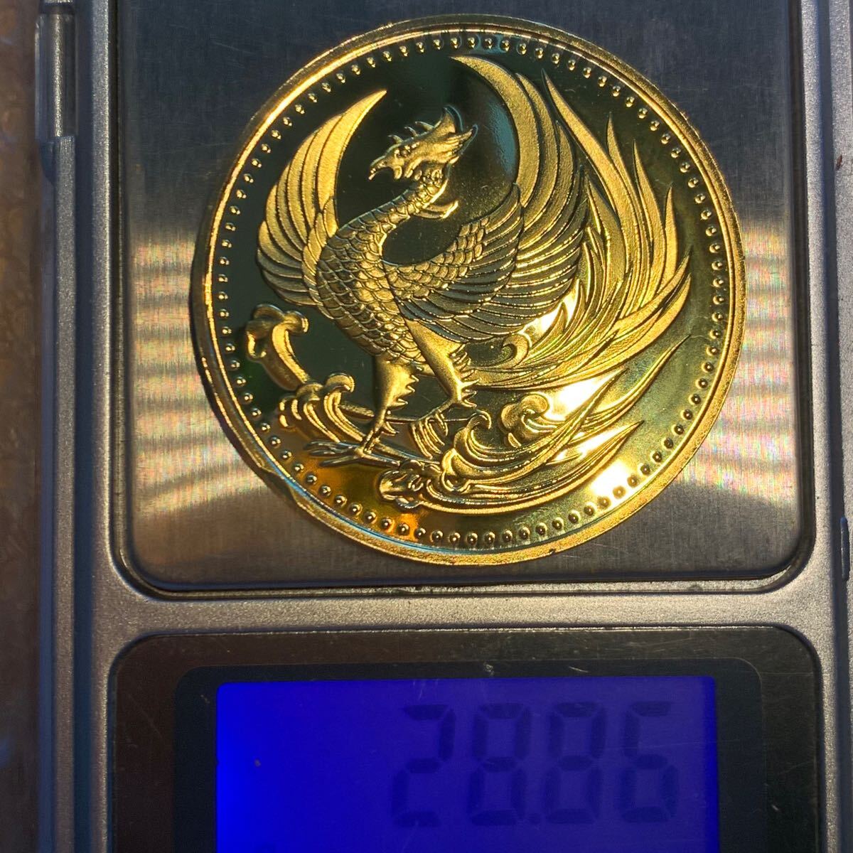 Yahoo!オークション - 28.86g 鳳凰 菊の御紋 記念メダル 日本国 金貨 ...