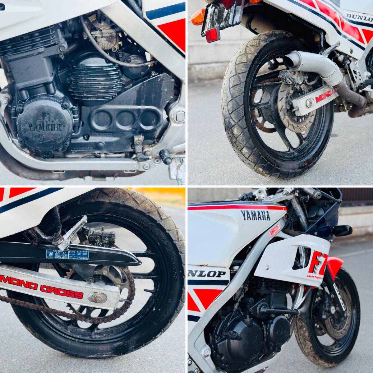 Yahoo!オークション - 平成1年 ヤマハFZ400R 46X 実動車 登録書類付き