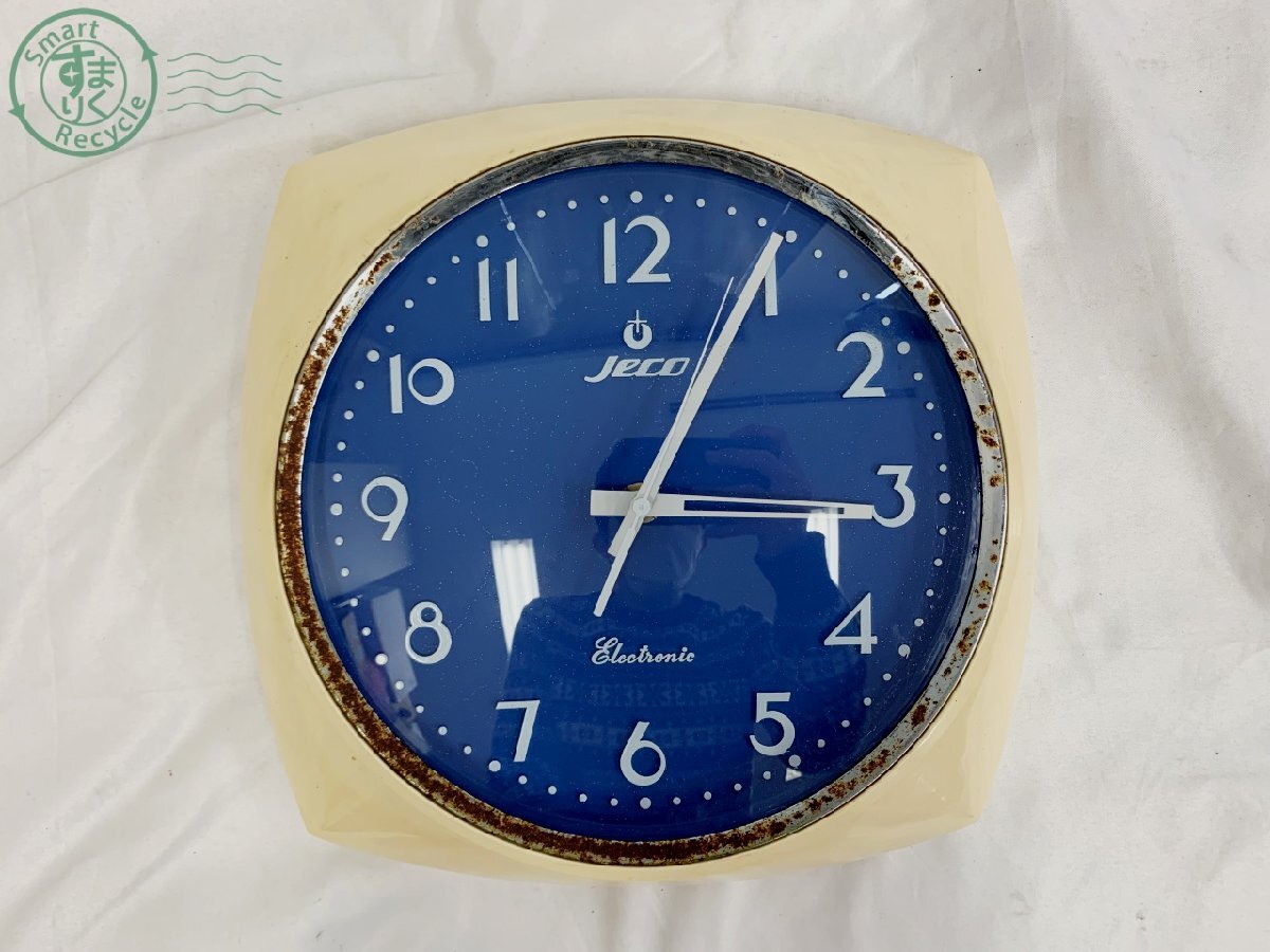 Yahoo!オークション - BA0606324 ♭ Jeco ジェコー 掛け時計 昭和レト...