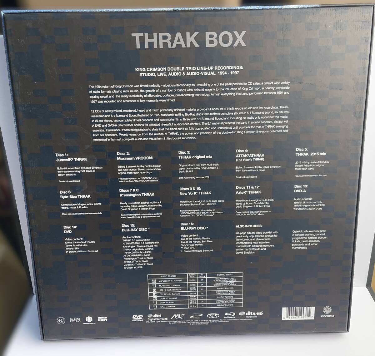 Yahoo!オークション - King Crimson・キングクリムゾン THRAK BOX (Kin...