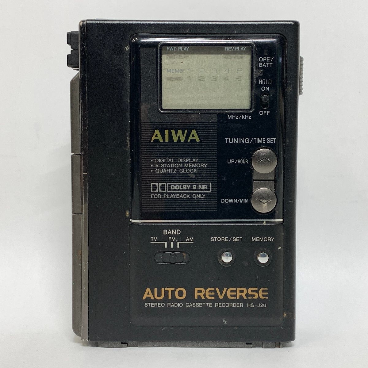 Yahoo!オークション - AIWA HS-J20 Cassette Boy＜未チェック＞アイワ ...