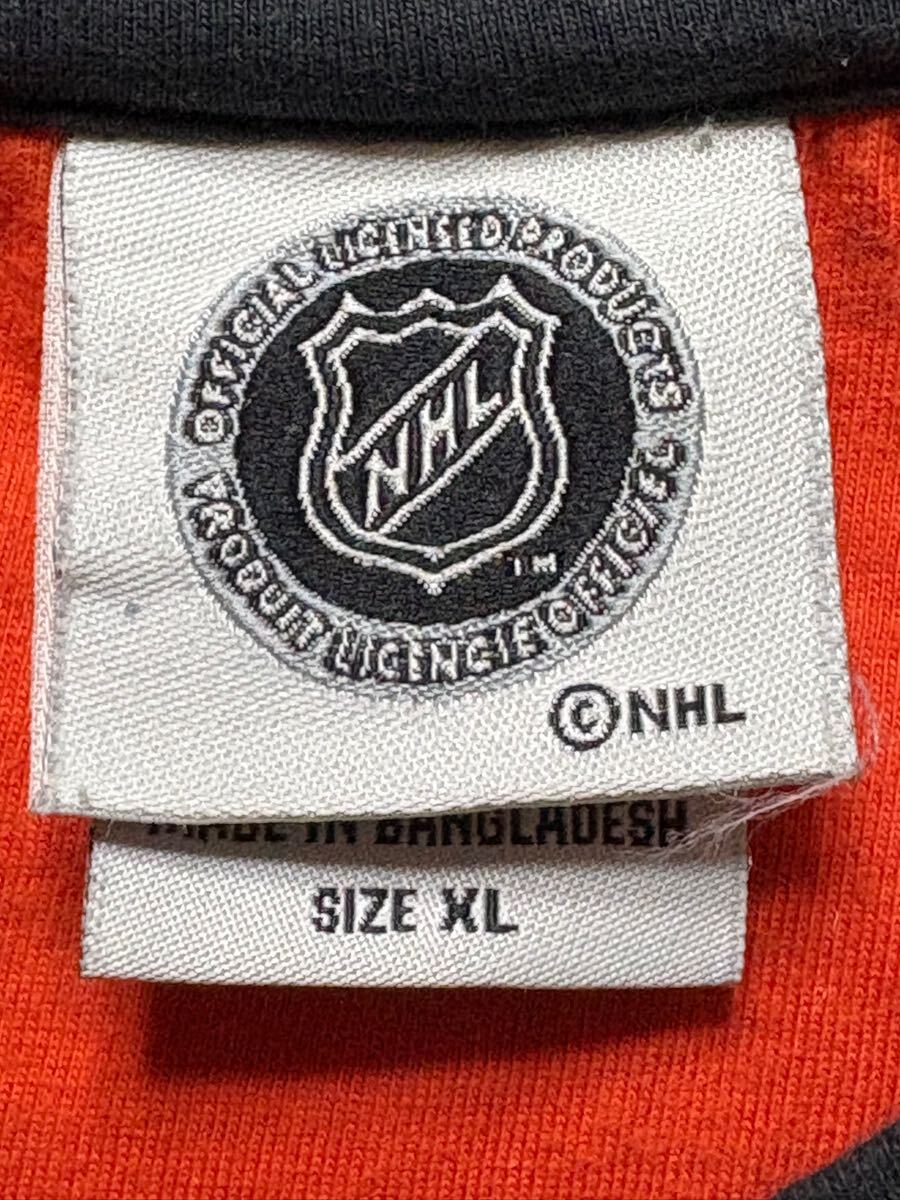 NHL PHILADELPHIA FLYERS MEN’S SHORT SLEEVE T-SHIRTS size-XL 着丈77身幅62 NCNR(アイスホッケー)｜売買されたオークション情報 ...