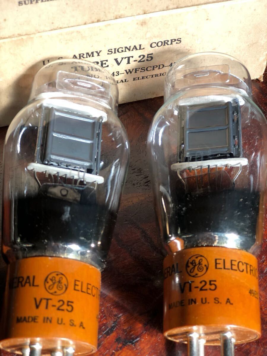 VT-25 GENERAL ELECTRIC 2本セット 実機試験済み 真空管(真空管)｜売買されたオークション情報、yahooの商品情報をアーカイブ公開 - オークファン（aucfan.com）