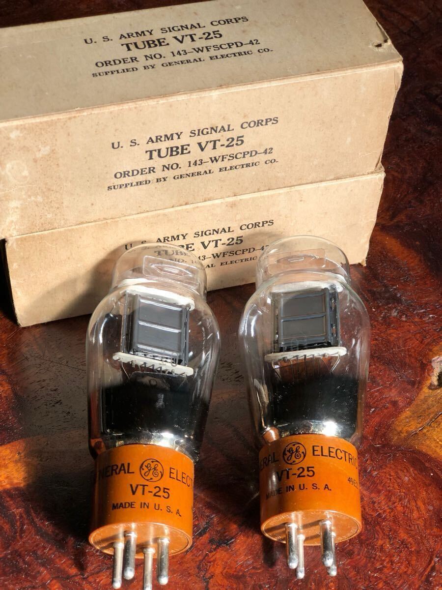 VT-25 GENERAL ELECTRIC 2本セット 実機試験済み 真空管(真空管)｜売買されたオークション情報、yahooの商品情報をアーカイブ公開 - オークファン（aucfan.com）