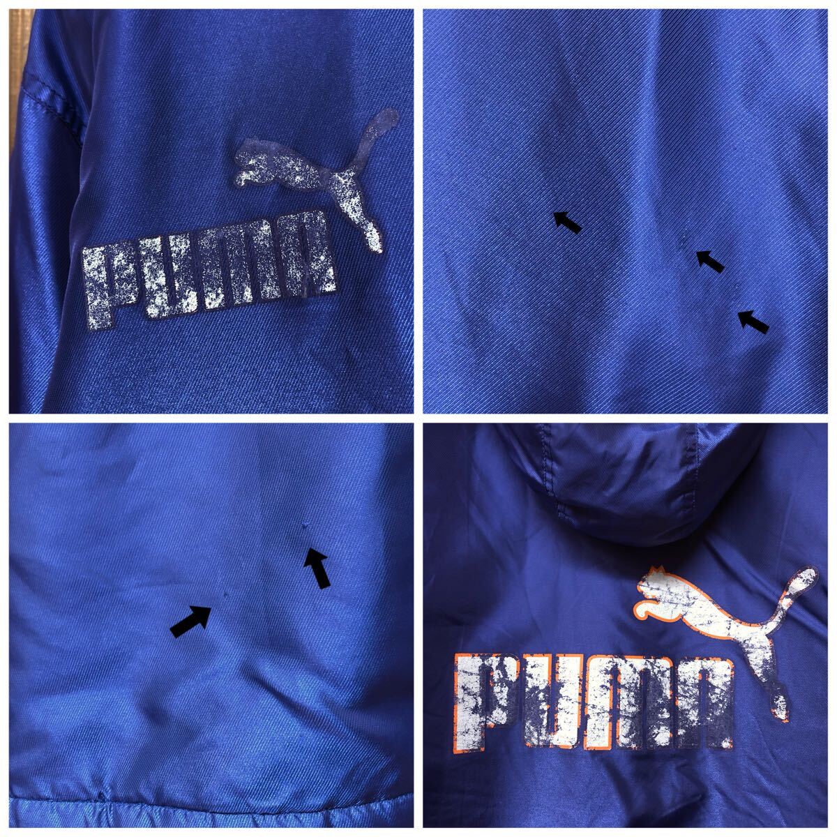 Yahoo!オークション - 90's /PUMA プーマ メンズL ベンチコート 裏ボア...