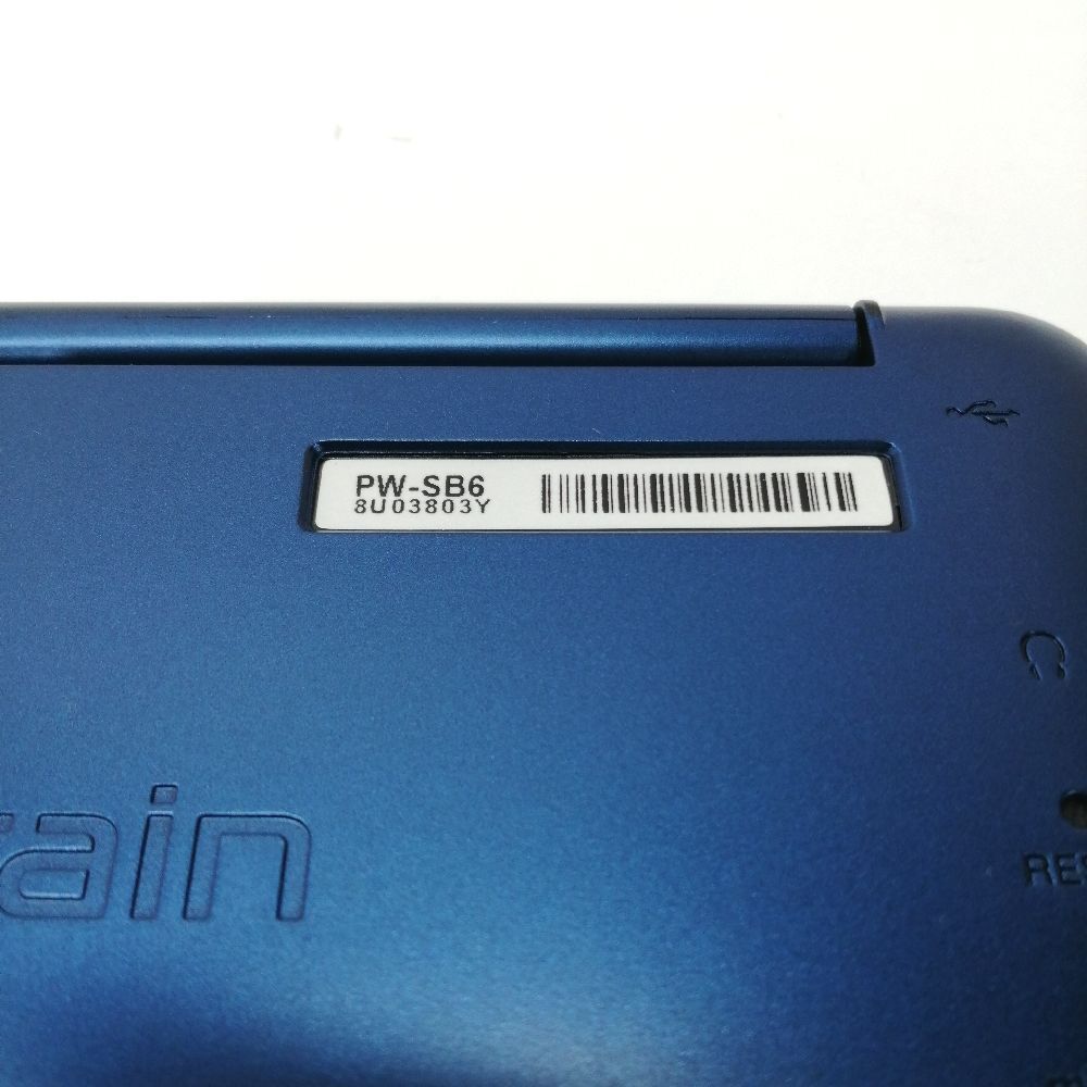 Yahoo!オークション - 動作OK SHARP シャープ 電子辞書 Brain PW-SB6 ...