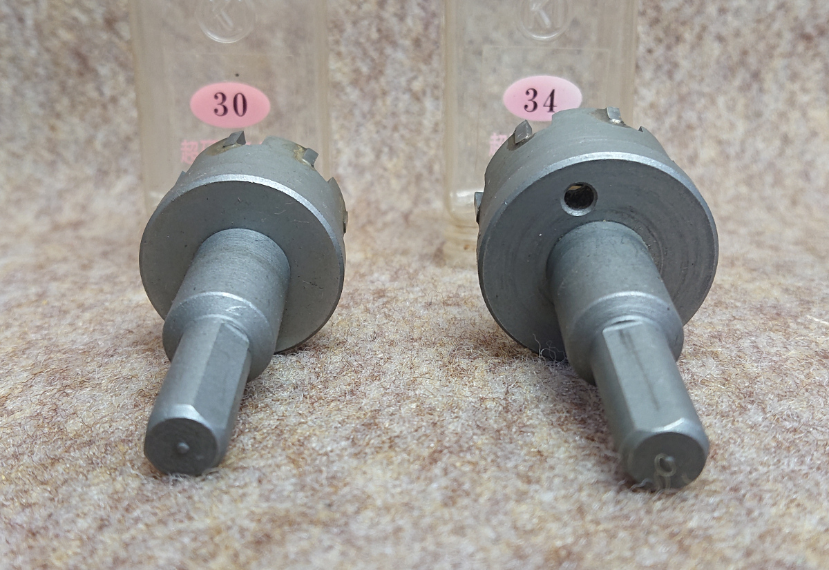 Yahoo!オークション - KI 超硬 チタン ホルソ ホールソー 30mm 34mm