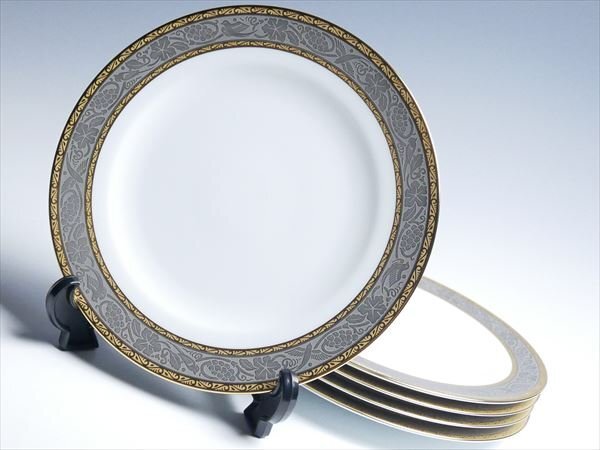 Yahoo!オークション - k433 大倉陶園 最高級シリーズ 金白金蝕 葡萄模...