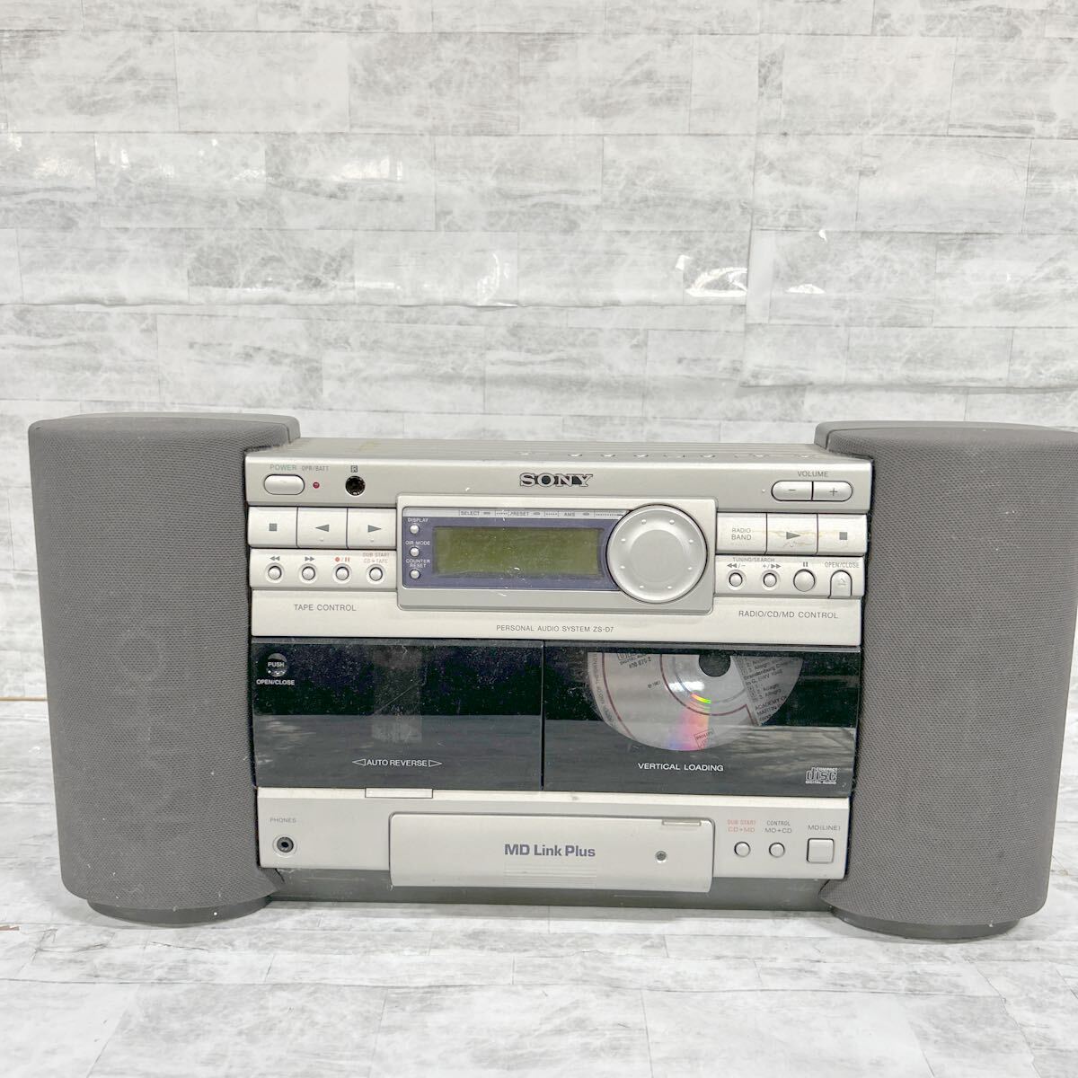 Yahoo!オークション - skam-237 CDラジカセ ジャンク品 カセットデッキ...