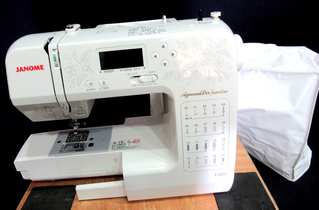 Yahoo!オークション - 1000円スタート ミシン JANOME AgneauD'or famil...