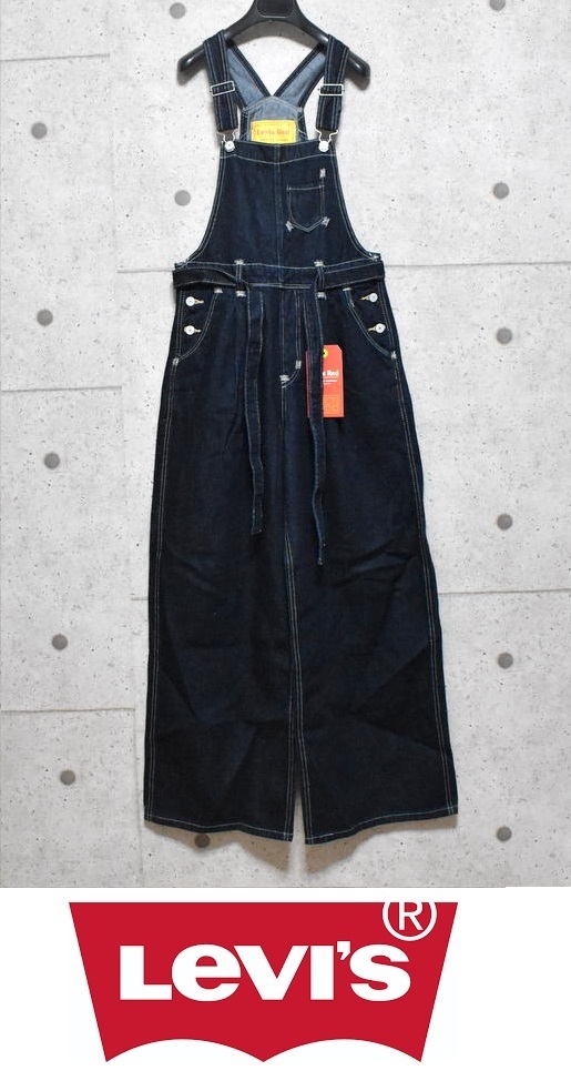 Yahoo!オークション - 新品 リーバイス レッド ルーズ オーバーオール ...