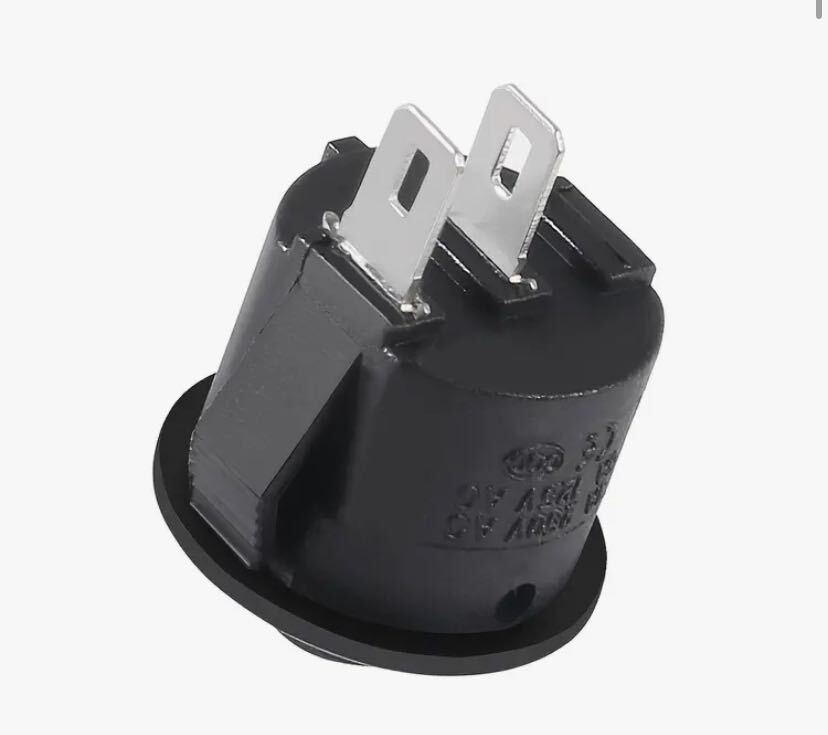Yahoo!オークション - ミニロッカースイッチ AC 3A/250V 6A/125V 2ピン...