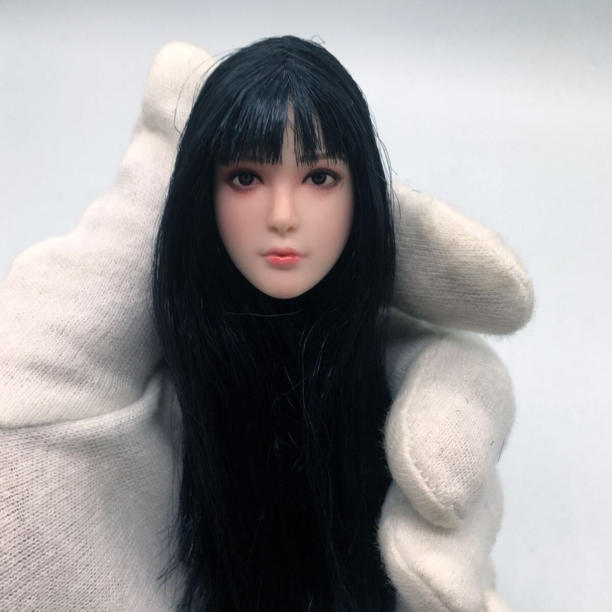 Yahoo!オークション - B233 1/6 フィギュア ヘッド 女性ヘッド 植毛タ...