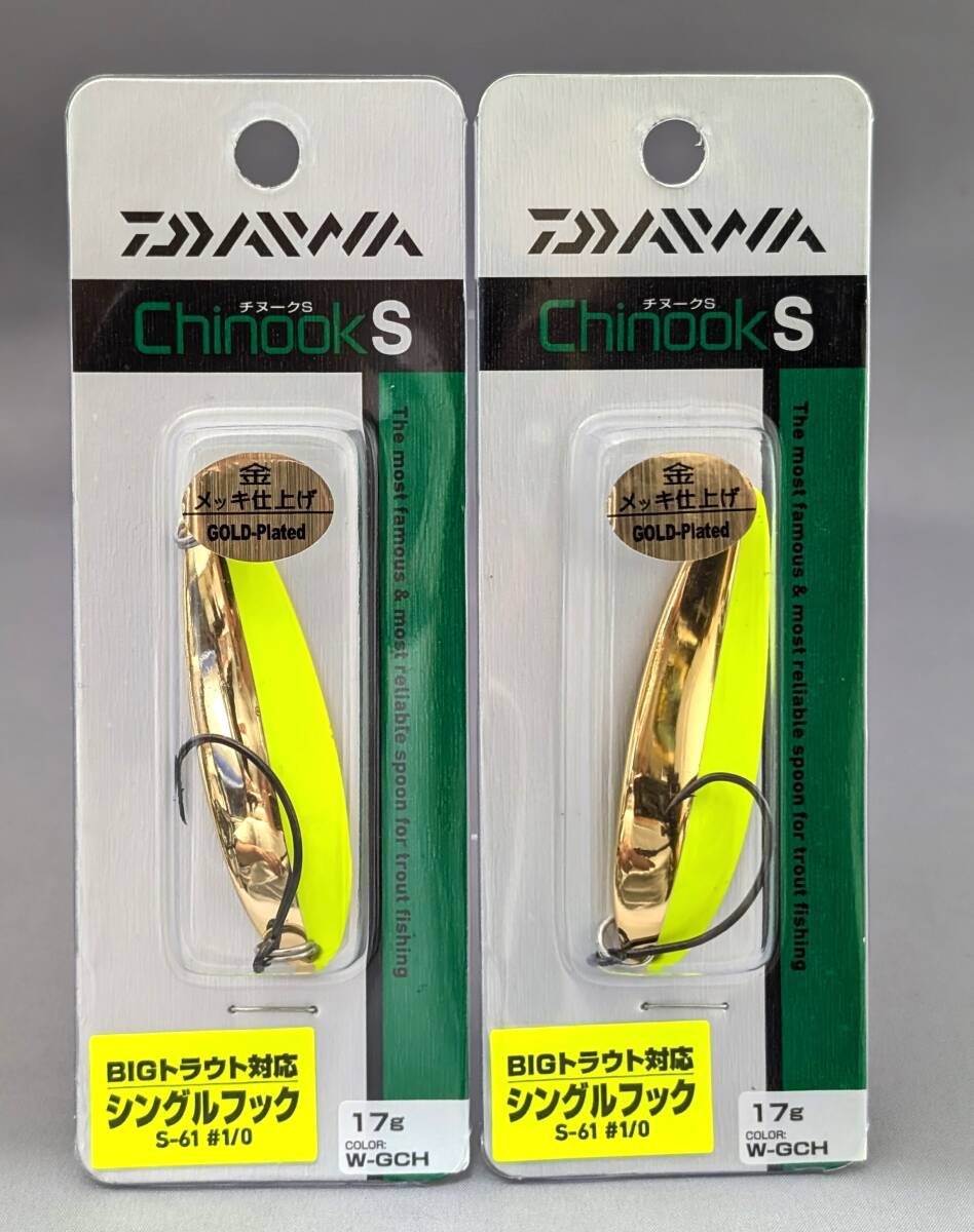 Yahoo!オークション - 即決 ダイワ チヌークS 17g 2個セット W-GCH ...