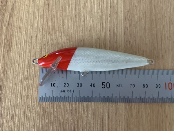 Yahoo!オークション - メーカー不明ミノー80㎜12g レッドヘッド系カラ...
