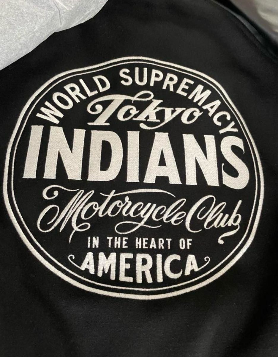サイズM TOKYO INDIANS Varsity Jacket 東京インディアンズ サイズM TOKYO INDIANS Varsity Jacket 東京インディアンズ
