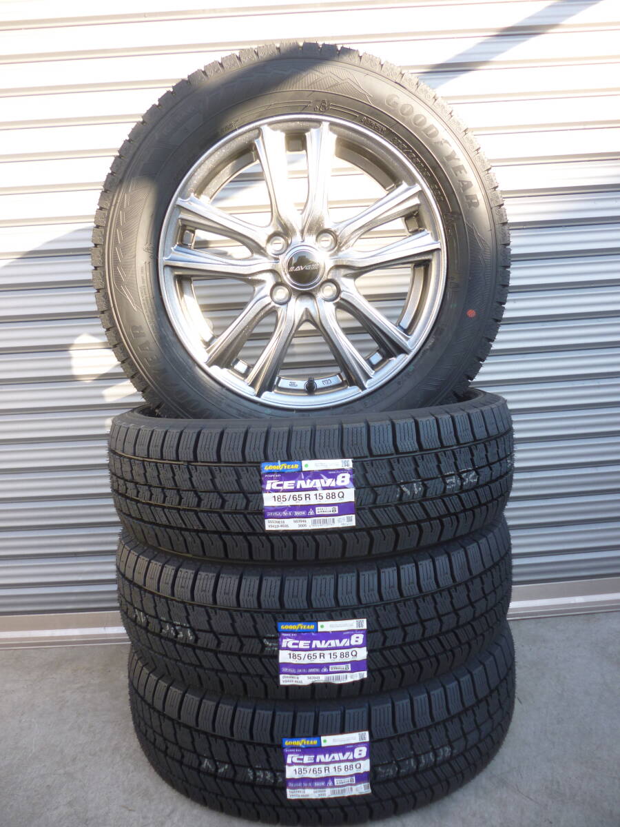 Yahoo!オークション - グッドイヤーアイスナビ8 185/65R15 スタッドレ...