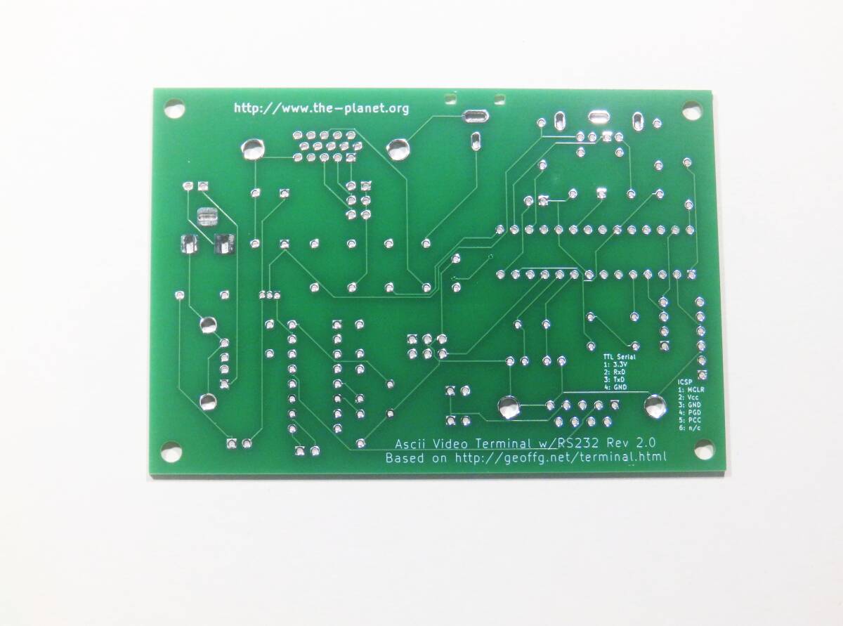 Yahoo!オークション - Ascii VT100互換 RS232 ビデオターミナル 製作用...