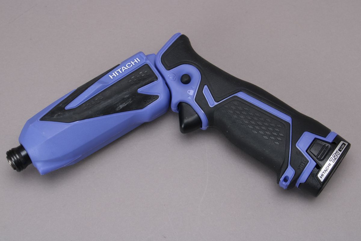 日本代購代標第一品牌【樂淘letao】－良品 日立 FWH7DL コードレスインパクトドライバ 7.2V 動作OK バッテリー/充電器/ビット/ケース付 手締め機構 HITACHI 電動 ...