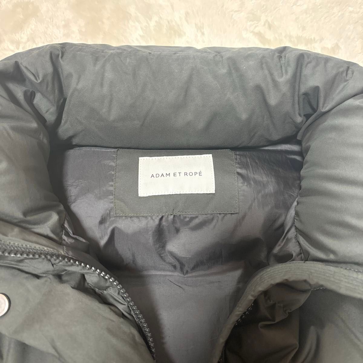22aw アダムエロペ 4WAY ALLIED ダウンベストコート カーキ F 22aw アダムエロペ 4WAY ALLIED ダウンベストコート カーキ F