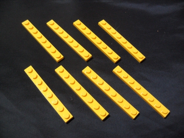 Yahoo!オークション - 凸レゴ凸 %3460 1x8プレート（黄） 8個