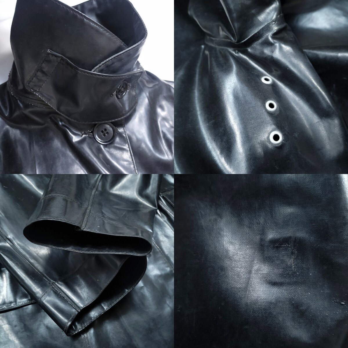 Yahoo!オークション - 50s YARMOUTH OILSKINS PVC jacket devon ビンテ...