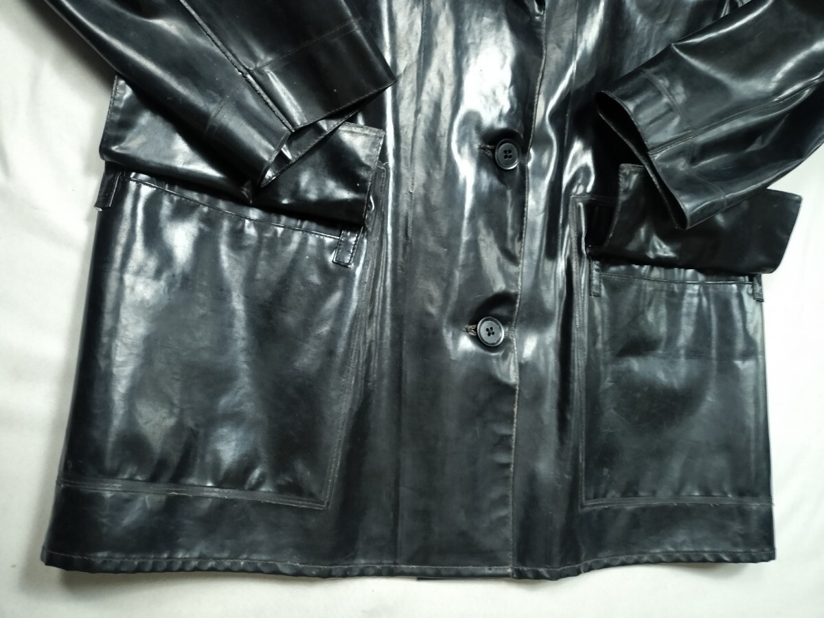 Yahoo!オークション - 50s YARMOUTH OILSKINS PVC jacket devon ビンテ...