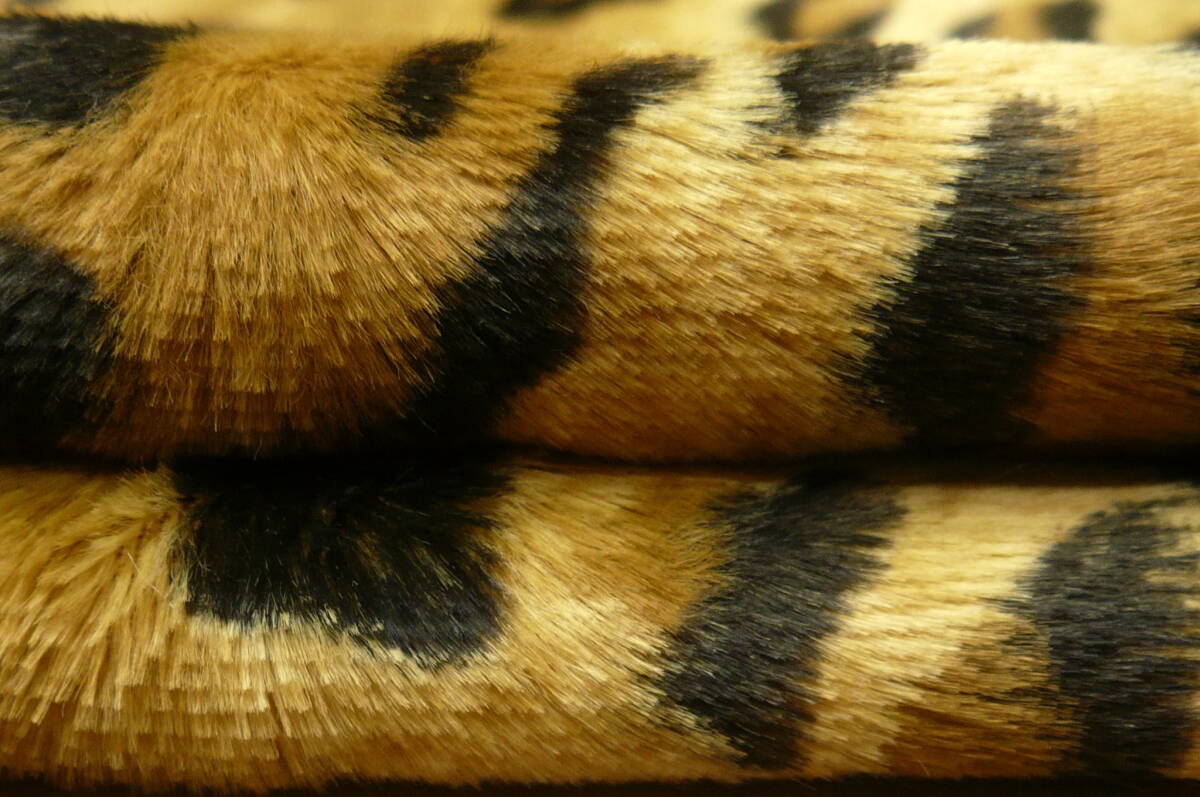 Yahoo!オークション - c370・訳有/残僅・綿混・茶系3m・ファー・ヒョ...