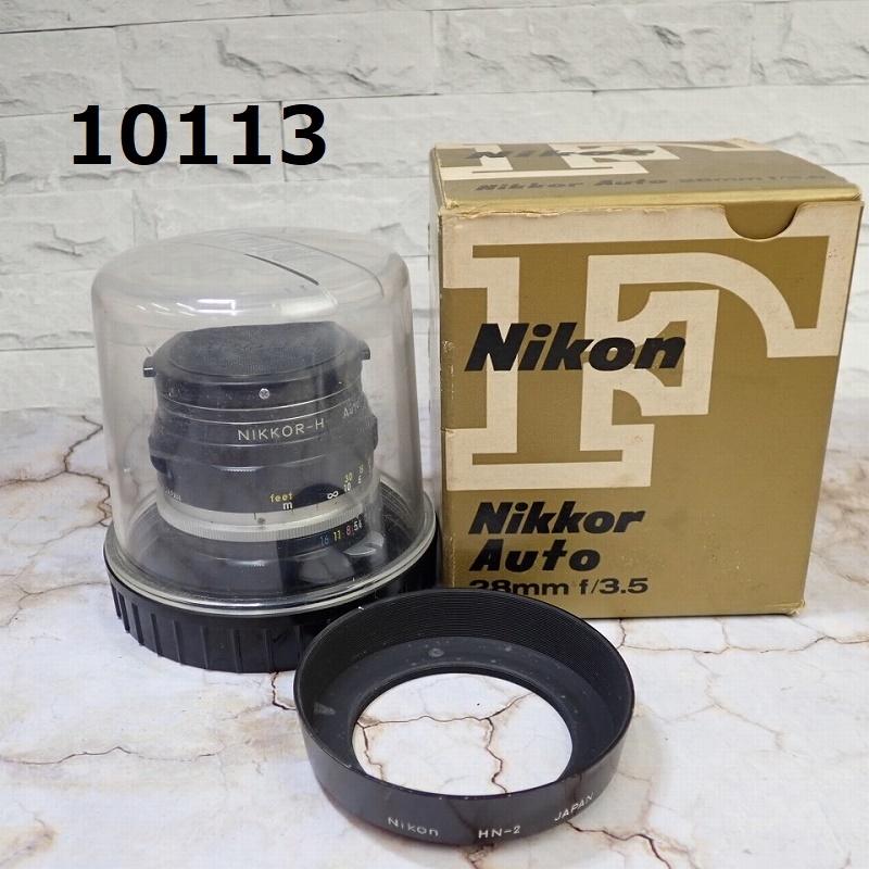 Yahoo!オークション - FK-10113 NIKKOR-H AUTO 1 3.5 F=28㎜ 製番 一...