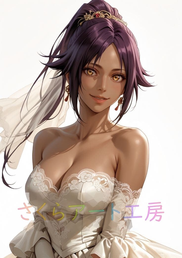 Yahoo!オークション - BJG1-34 BLEACH 四楓院夜一 【1点もの】A4 ポス...