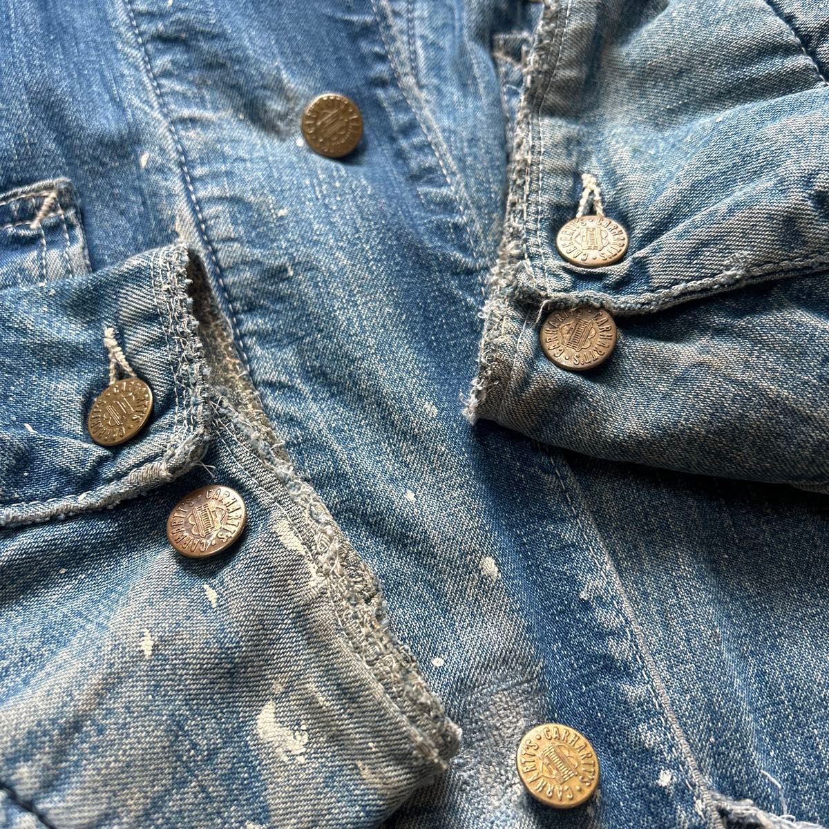 スペシャル 60s Carhartt トリプルネーム デニムカバーオール スペシャル 60s Carhartt トリプルネーム デニムカバーオール