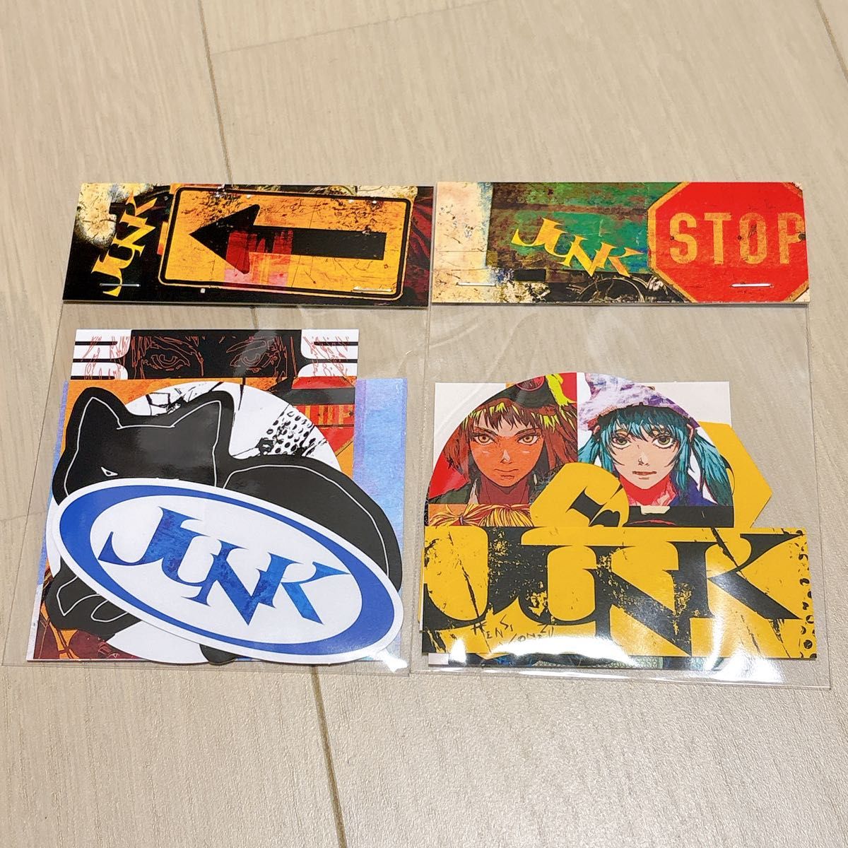新品】 米津玄師 JUNK ステッカー GO STOP 2個セット グッズ 新品】 米津玄師 JUNK ステッカー GO STOP 2個セット グッズ