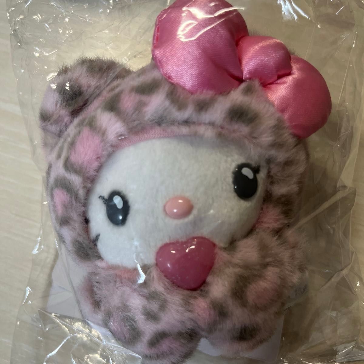 新品未使用タグ付き】ギャルクマキティ ピンク ヒョウ柄 ハロー 新品未使用タグ付き】ギャルクマキティ ピンク ヒョウ柄 ハロー