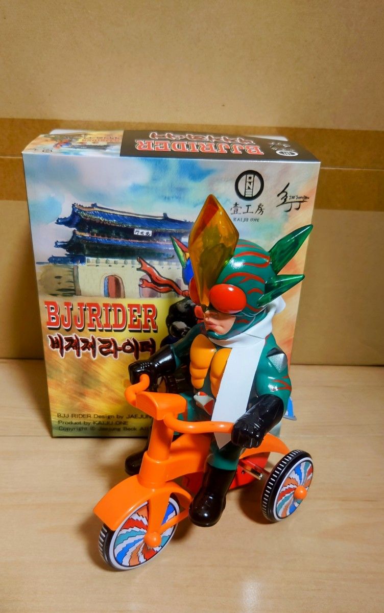 ソフビ決起集会 kaiju one 壹工房 BJJRIDER ライダー 三輪車 ソフビ決起集会 kaiju one 壹工房 BJJRIDER ライダー 三輪車