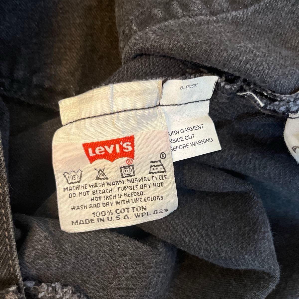 極上神サイズ Levi's 501 0660 ブラックデニム 36 30 後染め 極上神サイズ Levi's 501 0660 ブラックデニム 36 30 後染め