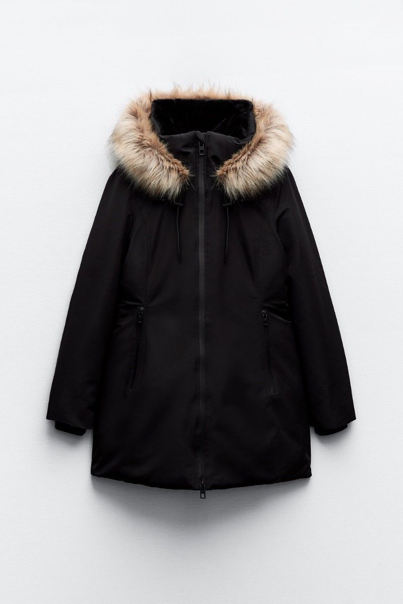 新品タグ付】 ZARA フード付き撥水キルティングコートL|Yahoo 新品タグ付】 ZARA フード付き撥水キルティングコートL|Yahoo