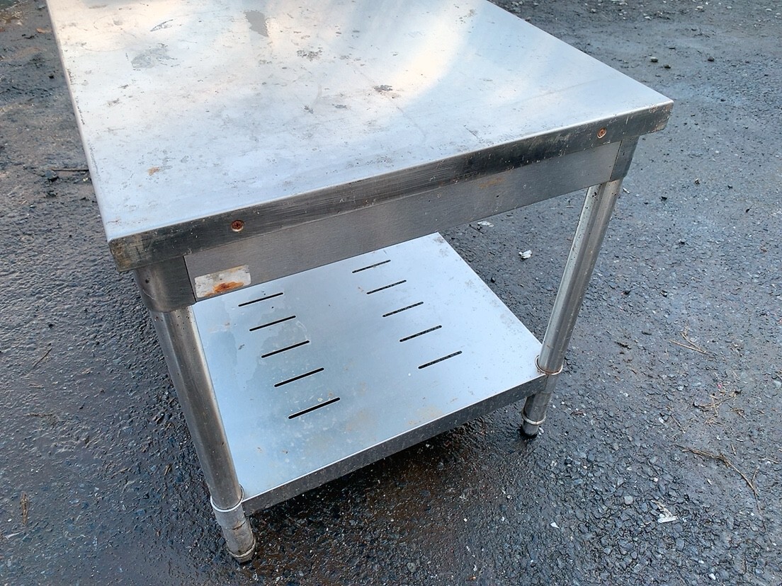 Yahoo!オークション - 中古 tanico タニコー ステンレス作業台 幅900×...